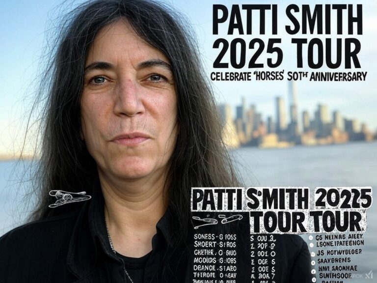 Patti Smith 2025 Tour Dates Revealed: Celebrate 'Horses' 50th Anniversary
