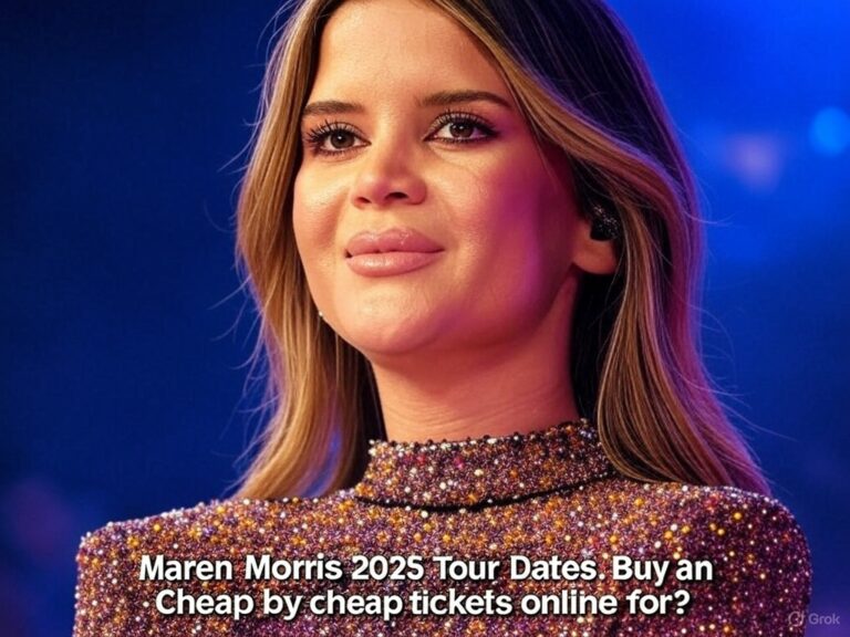 Maren Morris’ Dreamsicle Tour 2025: Cities, Dates, and Special Guests ...
