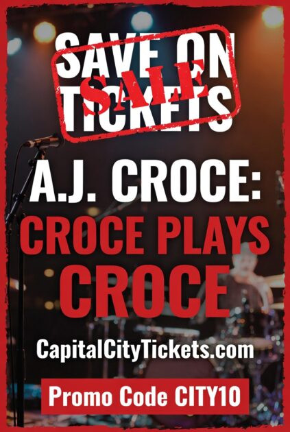 Save on A.J. Croce: Croce Plays Croce Tickets at The Criterion, HEB ...
