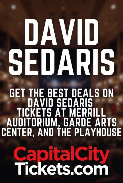 Get the Best Deals on David Sedaris Tickets at Merrill Auditorium ...