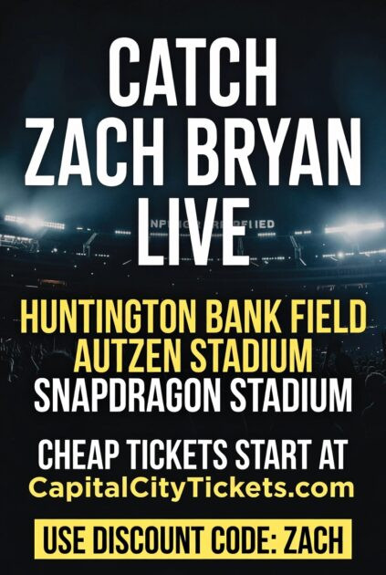 Catch Zach Bryan Live at Huntington Bank Field, Autzen Stadium, and ...