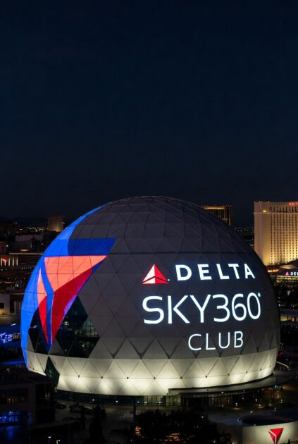 Delta Air Lines Becomes Official Airline of Las Vegas Sphere: Exclusive ...