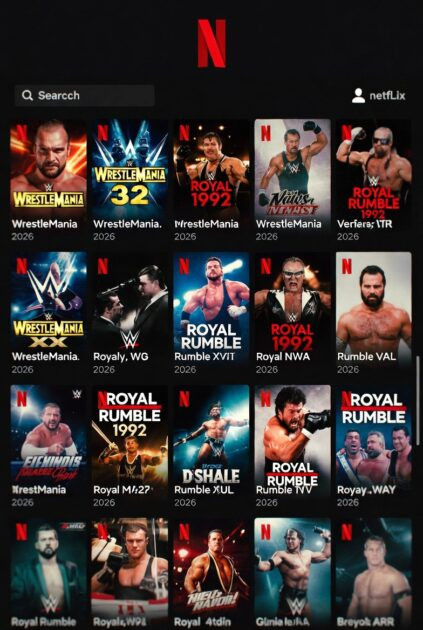 WWE Library Heads to Netflix in 2026 – Stream Every Classic ...